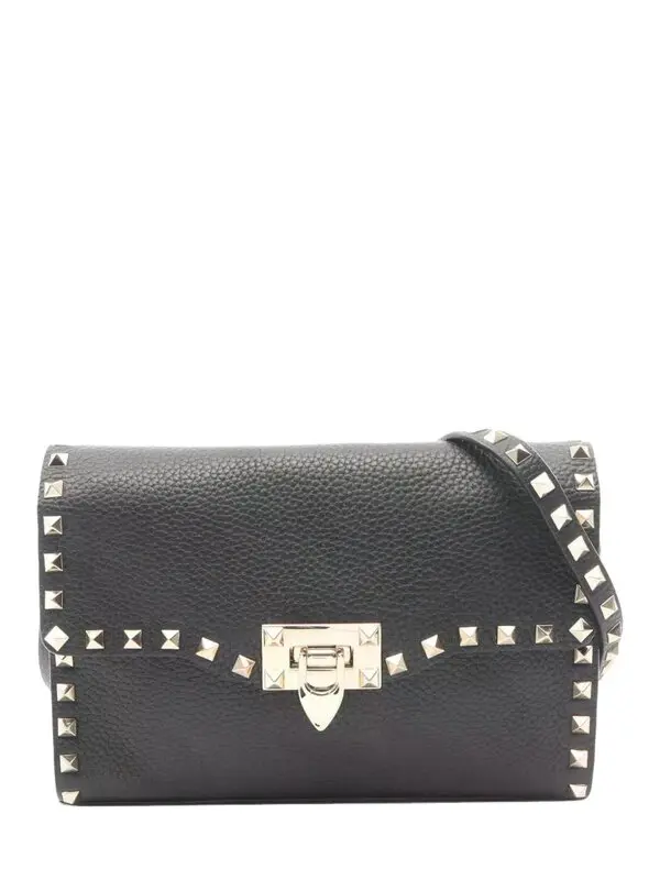 Valentino Garavani Rockstud Shoulder Bag - Black