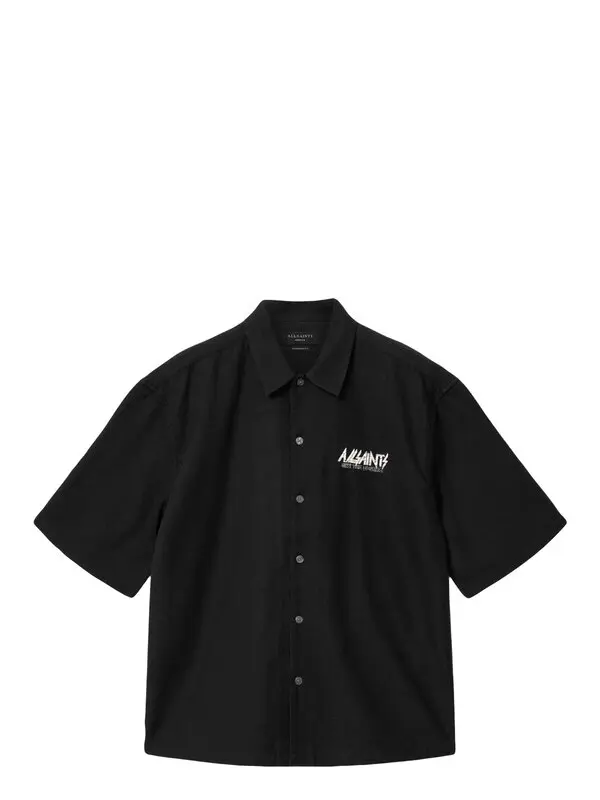 ALLSAINTS Synth Logo Shirt - Black