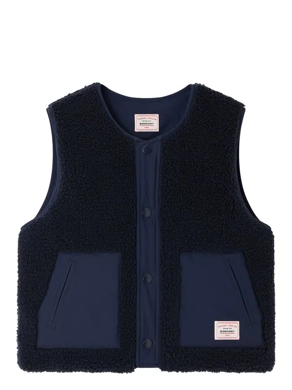 Bonpoint Reversible Gilet - Navy