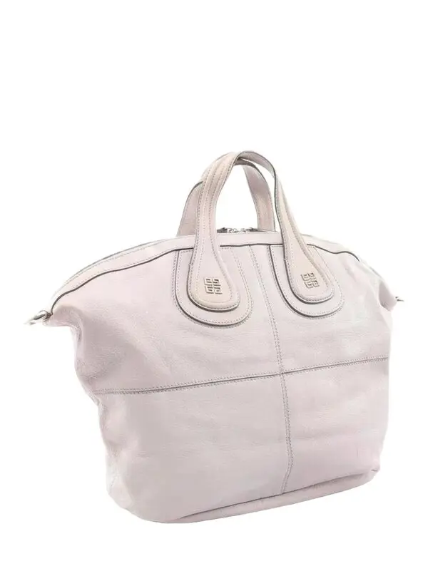 Givenchy 2000s Nightingale Leather Handbag - Grey