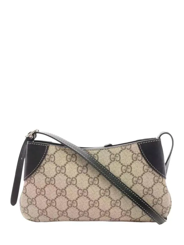 Gucci Small Gg Supreme Shoulder Bag - Neutrals
