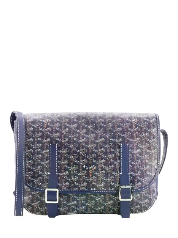 Goyard Belvedere Messenger Bag Coated Canvas Mm - Blue