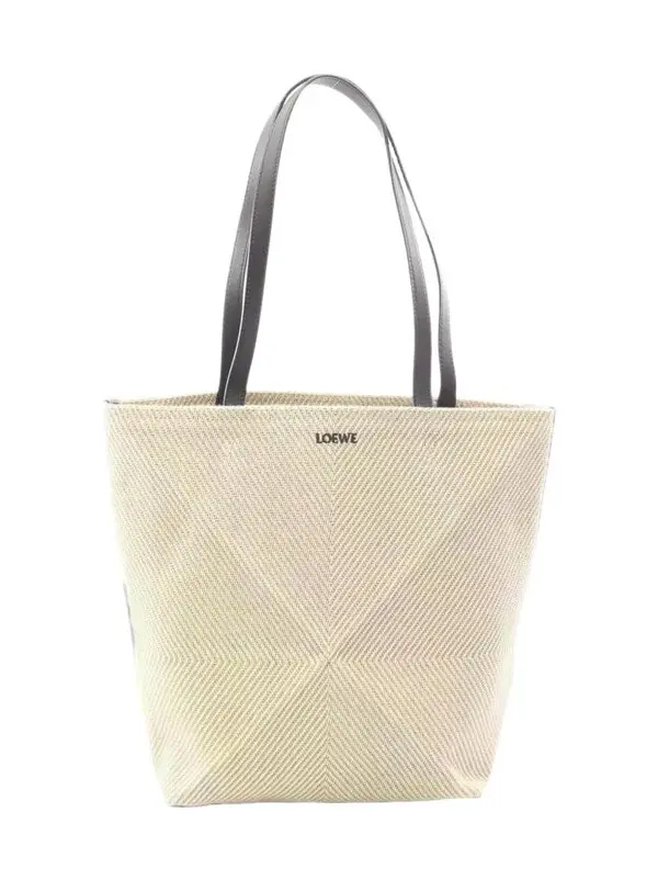 Loewe 2010s Puzzle Fold Tote Bag - Neutrals
