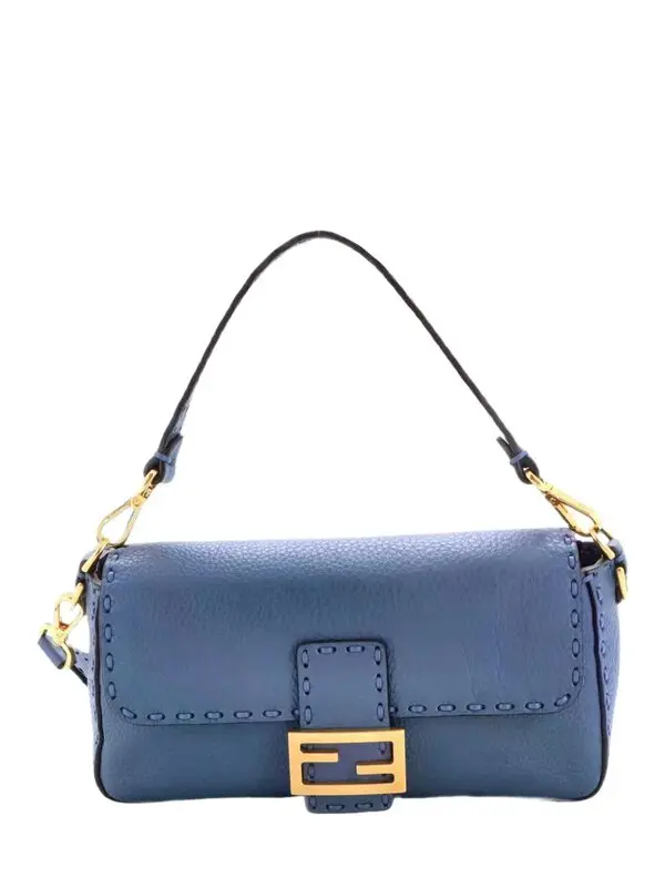 Fendi Selleria Baguette Bag - Blue