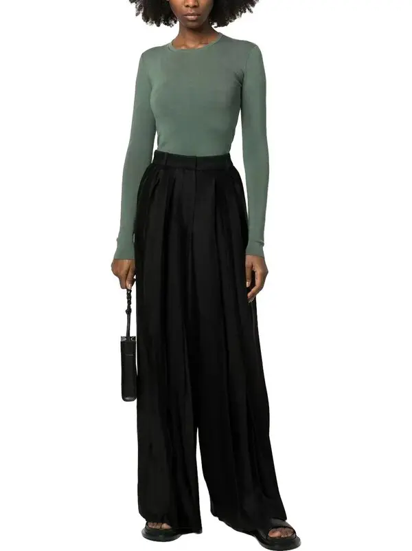 JOSEPH Fine-knit Round-neck Jumper - Green