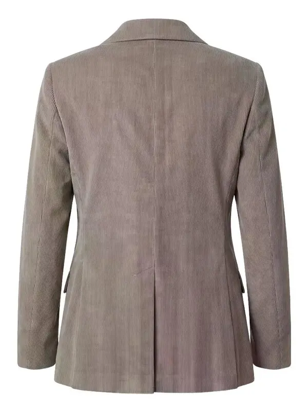 Tagliatore Double-breasted Corduroy Blazer - Brown