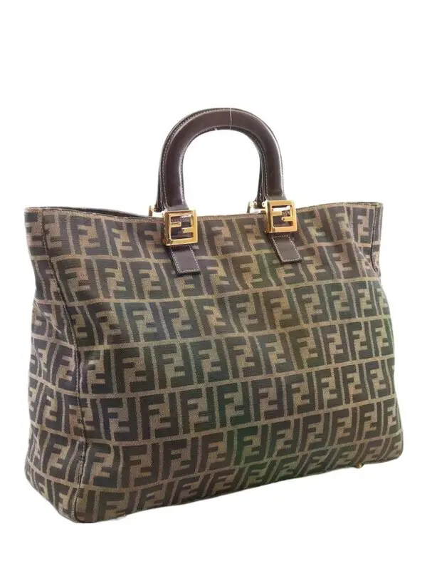 Fendi 2010s Zucca Tote Bag - Brown