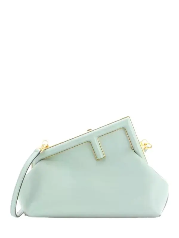 Fendi Leather Clutch Bag - Green