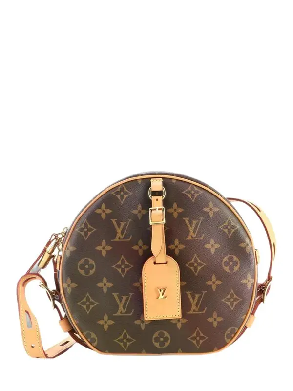 LOUIS VUITTON Boite Chapeau Souple Monogram Canvas Mm Shoulder Bag - Brown