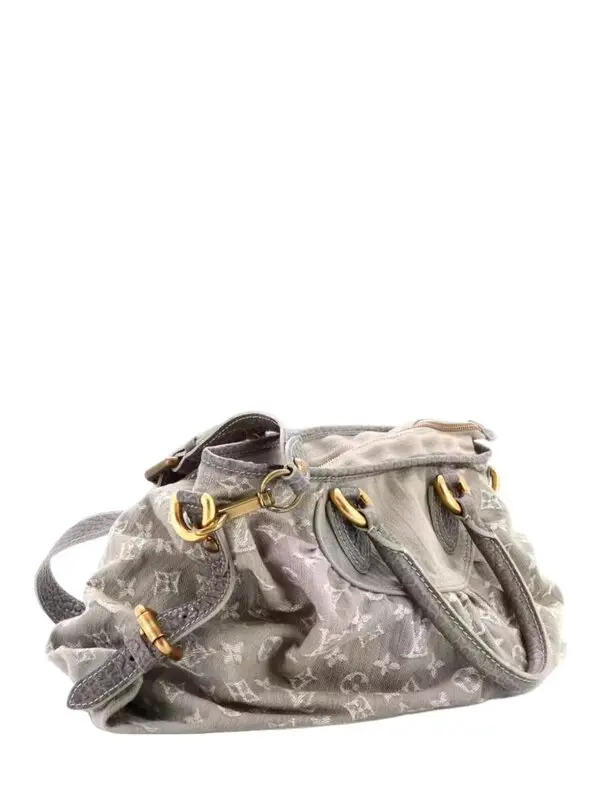 LOUIS VUITTON Neo Cabby Denim Gm Satchel - Grey