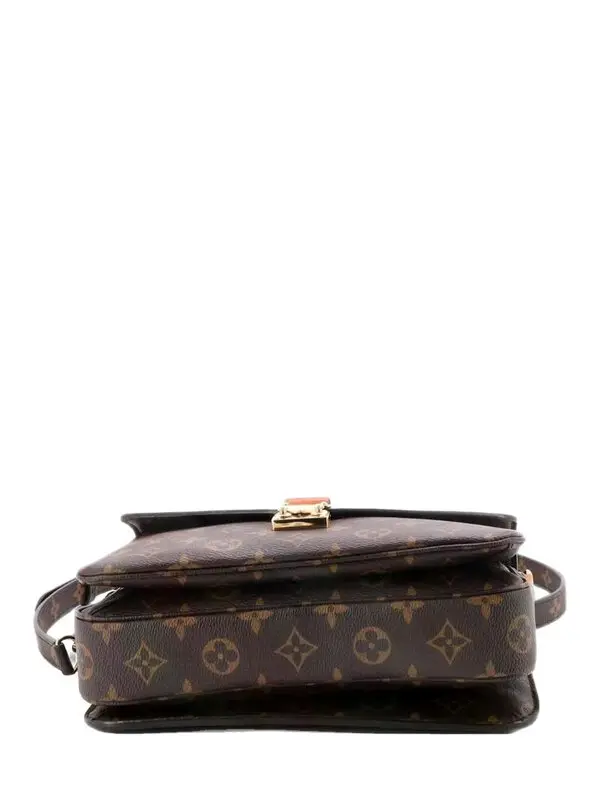LOUIS VUITTON Monogram Canvas Pochette Metis Crossbody Bag - Brown