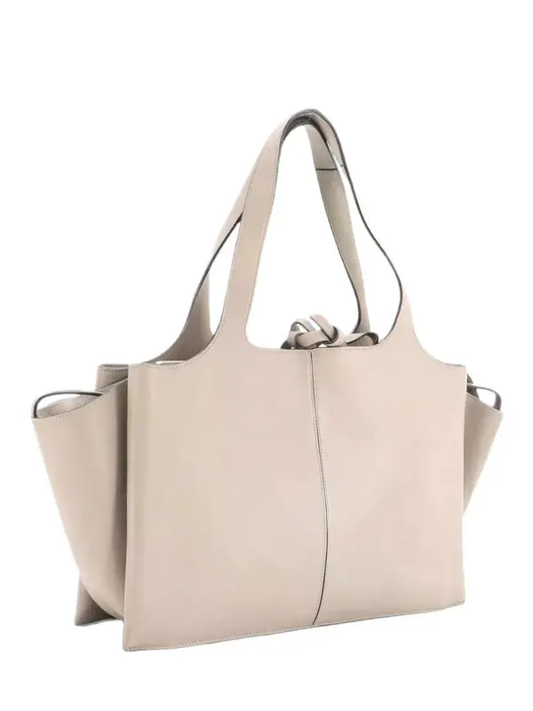 Celine Tri-fold Shoulder Bag In Smooth Calfskin - Grey