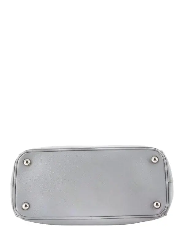 Prada Saffiano Leather Medium Tote Bag - Grey