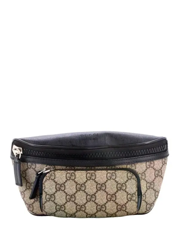 Gucci Gg Coated Canvas Medium Belt Bag - Brown