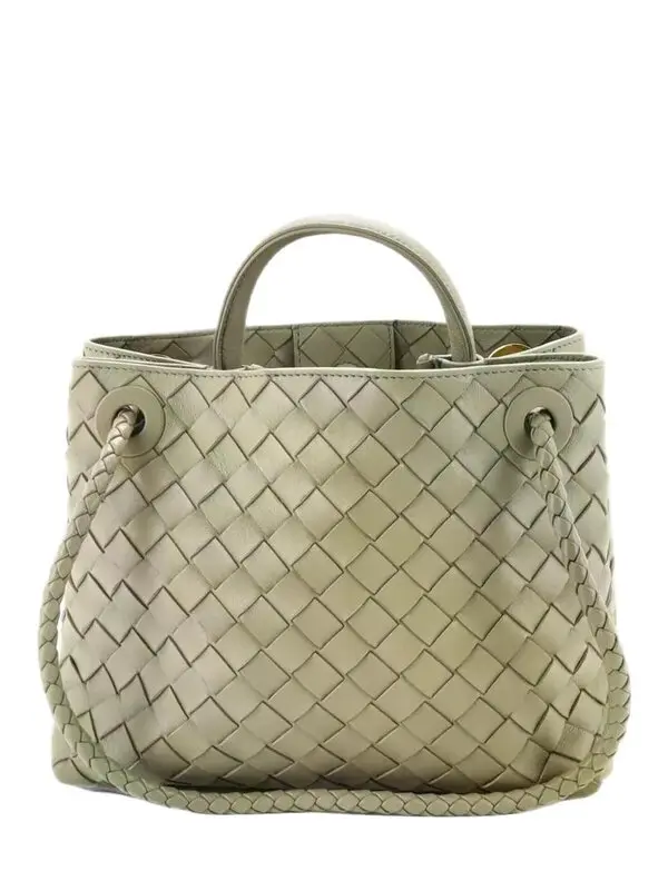Bottega Veneta Andiamo Top Handle Bag - Green