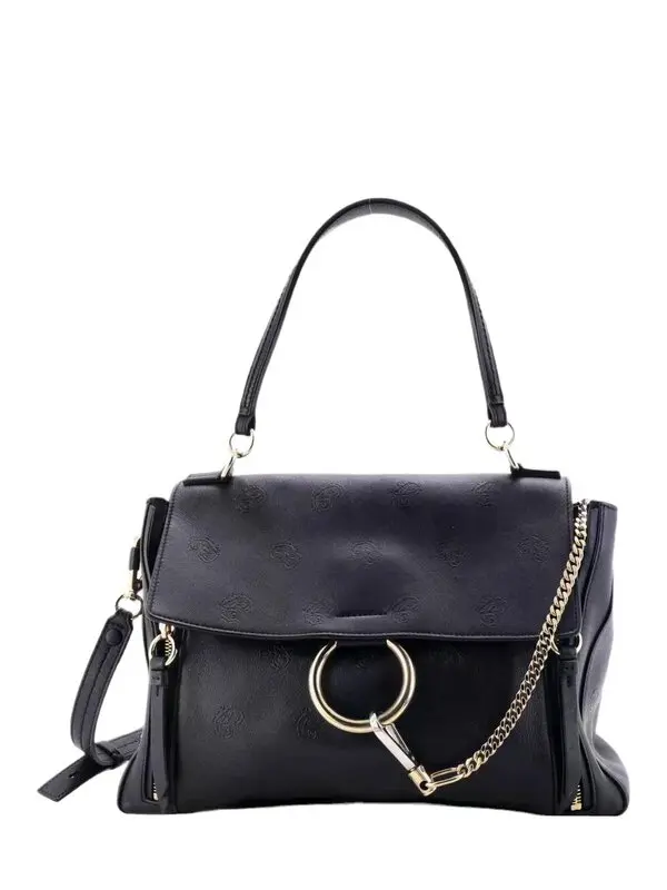 Chloé Faye Day Bag Leather Small Satchel - Black