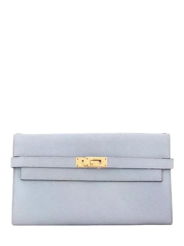 Hermès Kelly Wallet Epsom Long - Blue
