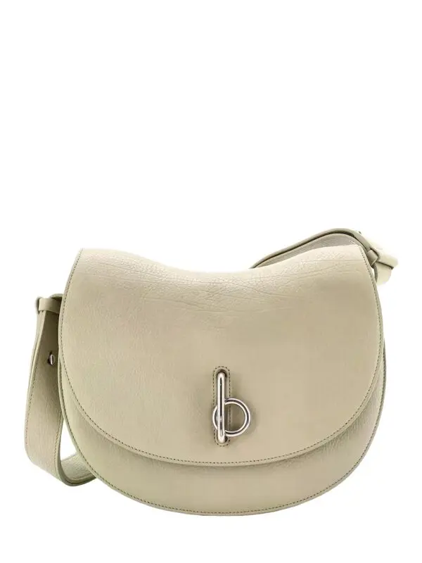 Burberry Leather Rocking Horse Shoulder Bag - Green