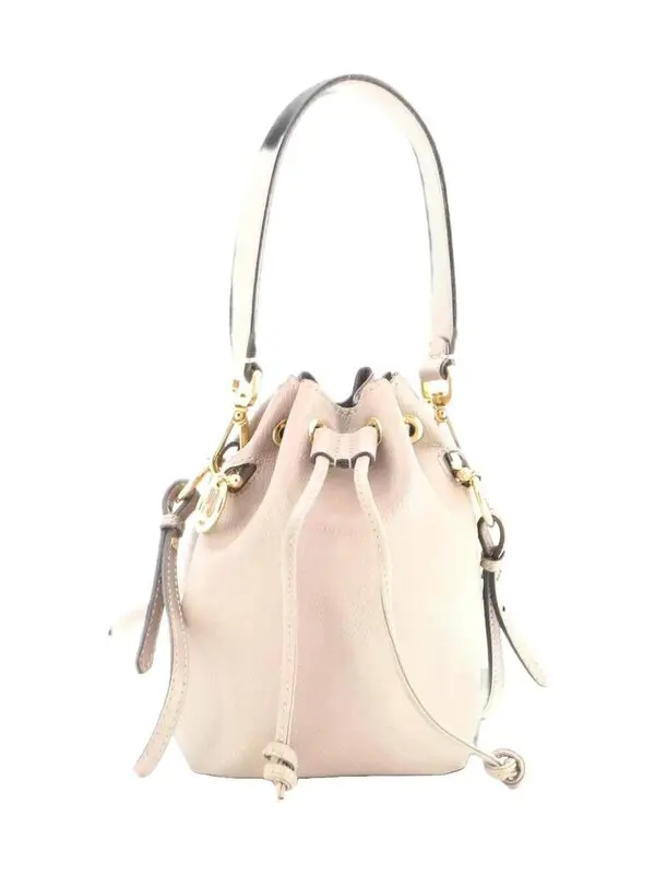Fendi Mon Tresor Leather Mini Bucket Bag - Brown