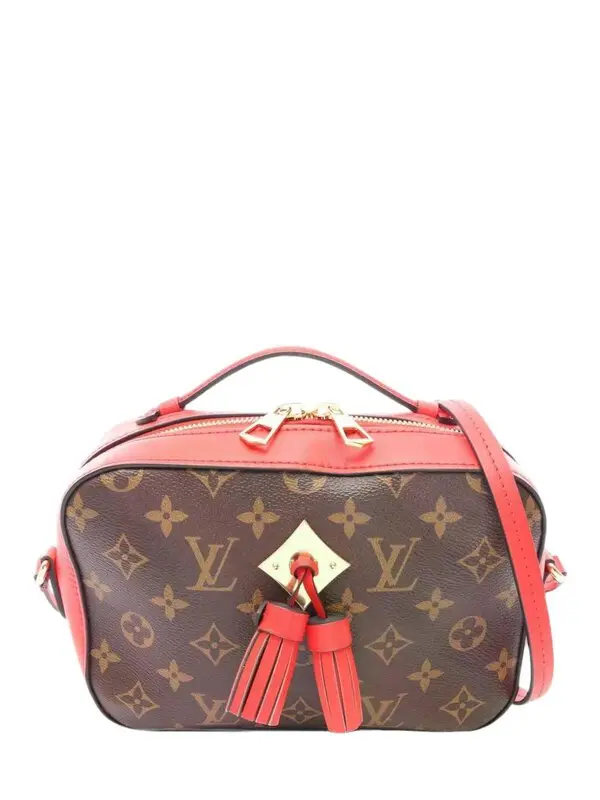 LOUIS VUITTON Monogram Canvas Saintonge Shoulder Bag - Red