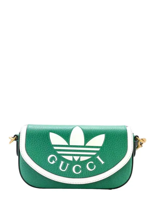 Gucci X Adidas Flap Mini Shoulder Bag - Green