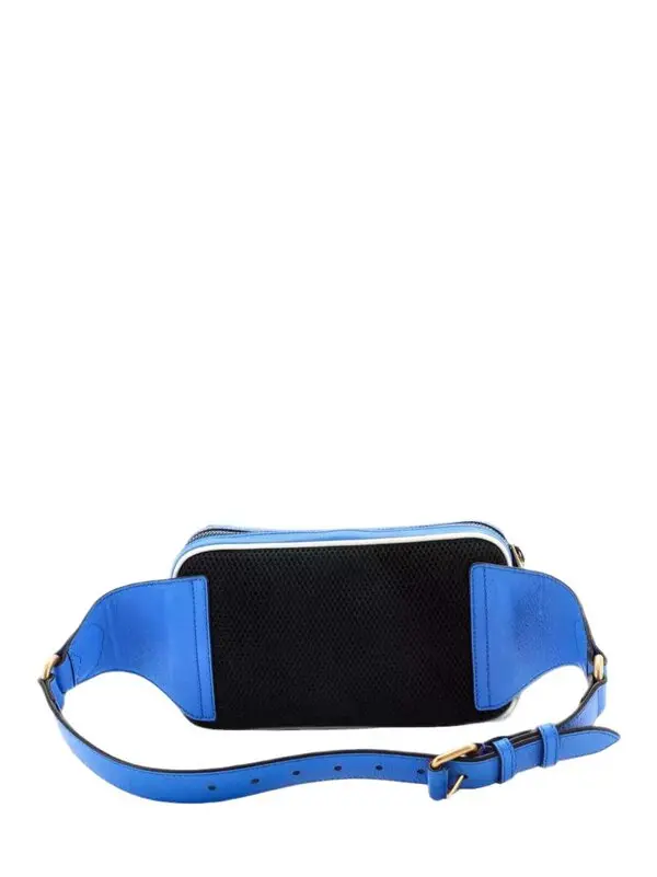 Gucci X Adidas Zip Leather Belt Bag - Blue