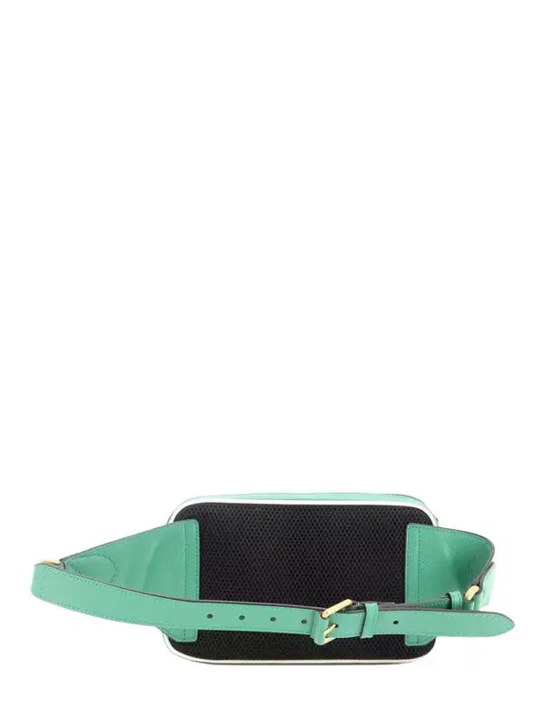 Gucci X Adidas Zip Leather Belt Bag - Green