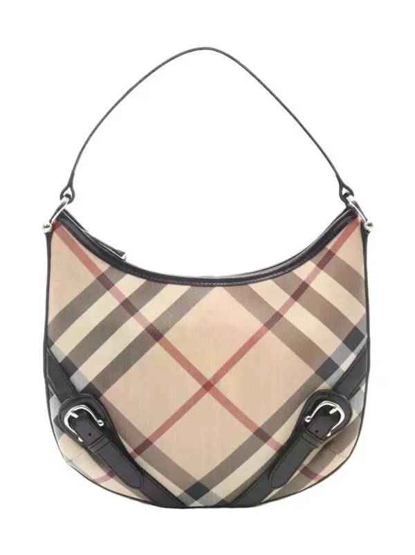 Burberry Nova Check Shoulder Bag - Neutrals