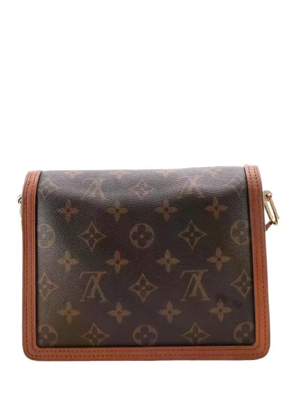 LOUIS VUITTON Dauphine Shoulder Bag Reverse Monogram Canvas - Brown
