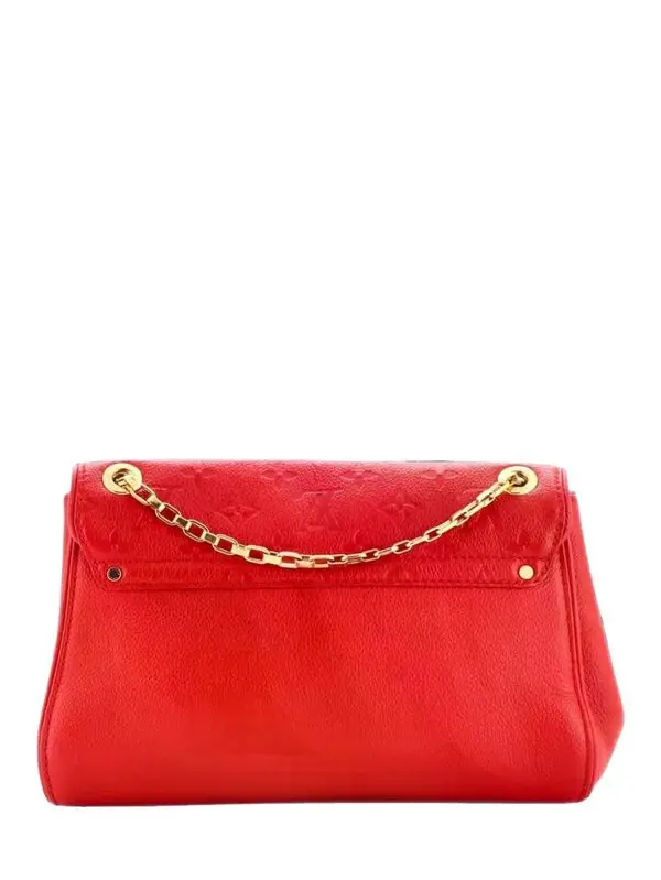 LOUIS VUITTON Saint Germain Handbag Monogram Empreinte Leather Pm Shoulder Bag - Red