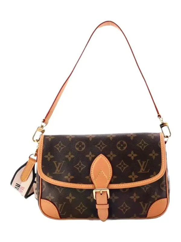 LOUIS VUITTON Monogram Canvas Diane Nm Handbag - Brown