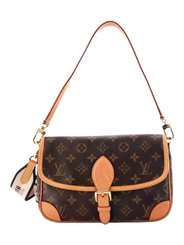 LOUIS VUITTON Monogram Canvas Diane Nm Handbag - Brown
