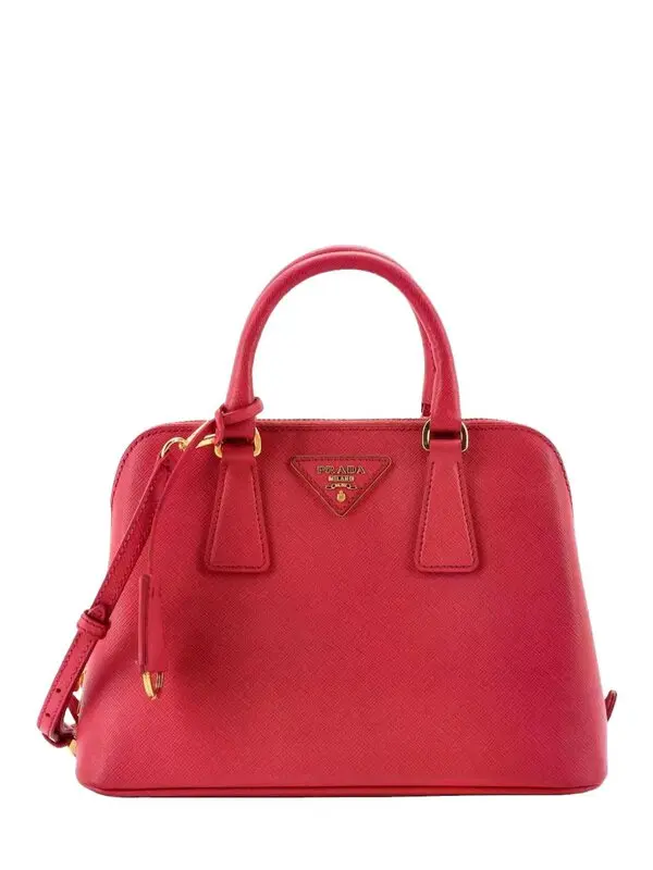 Prada Saffiano Leather Small Satchel - Pink