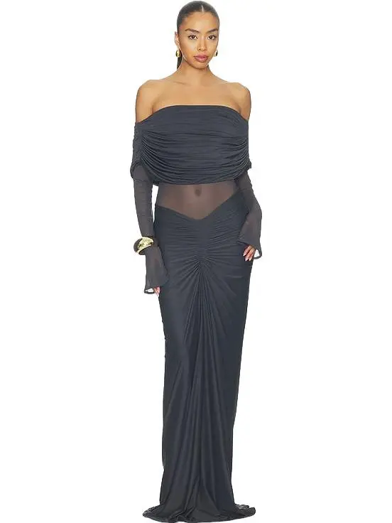 DEME BY GABRIELLA The Jolene Dress - Grey