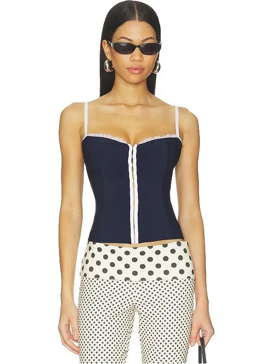 BELLA VENICE X Revolve The Caroline Corset - Navy