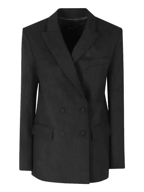 Federica Tosi Double-breasted Blazer - Grey
