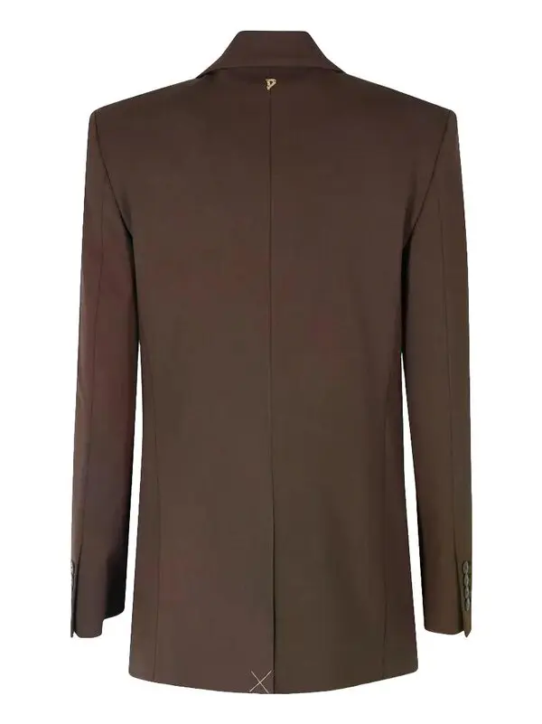 DONDUP Double-breasted Peak-lapel Blazer - Brown