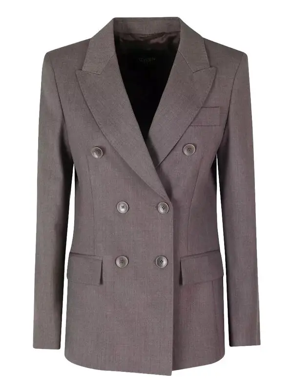 Seventy Double-breasted Peak-lapel Blazer - Brown
