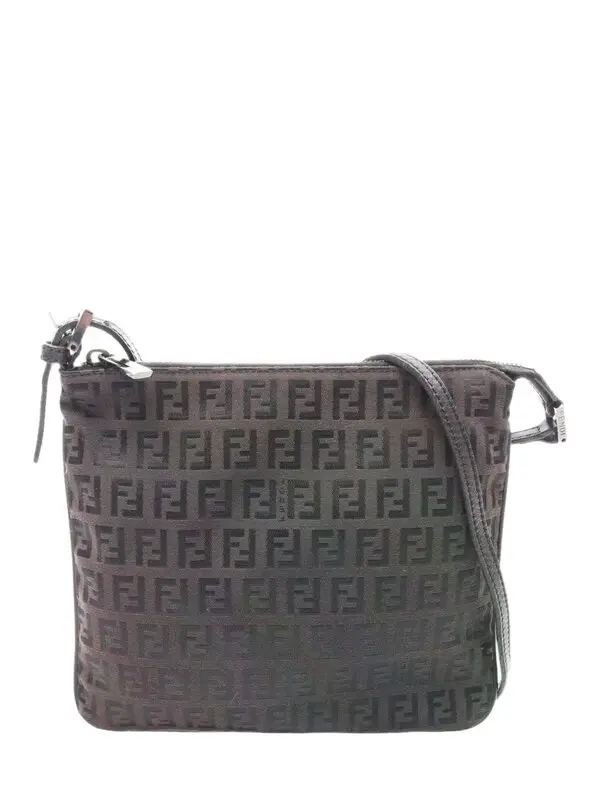 Fendi Zucchino Shoulder Bag - Brown