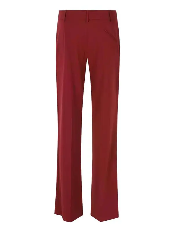 Federica Tosi Pleated Detail Tailored Trousers - Red