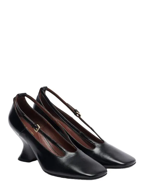 Dries Van Noten Leather Pumps - Black