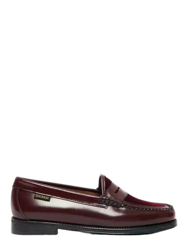 G.H.BASS Weejuns Slip-on Loafers - Red