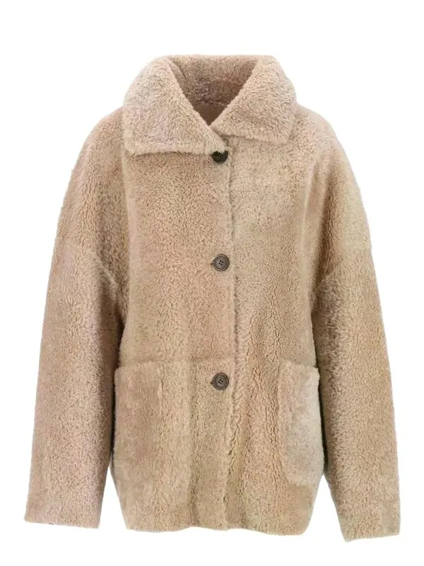 ARMA Isabella Reversible Shearling Jacket - Neutrals