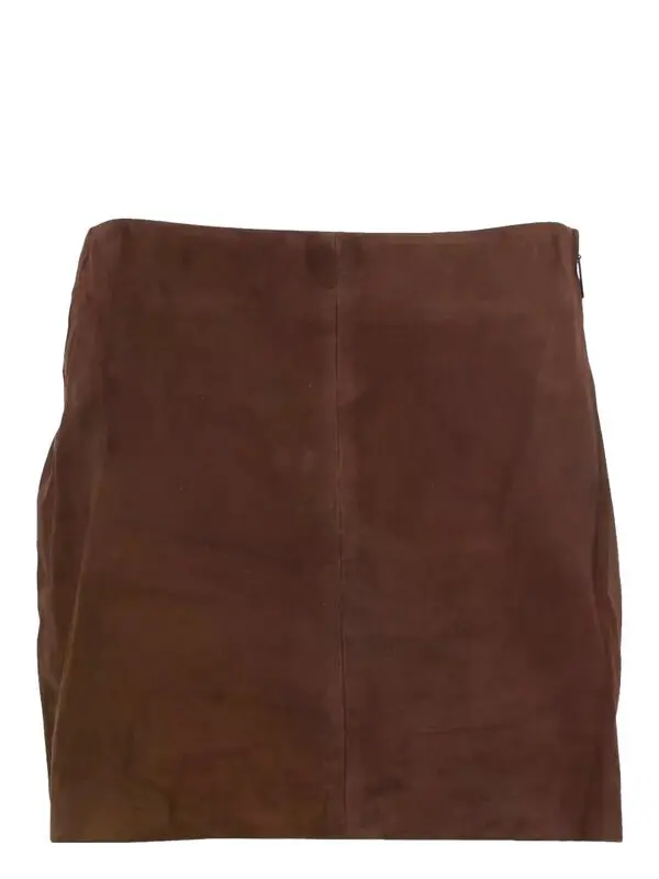 ARMA Melody Suede Mini Skirt - Brown