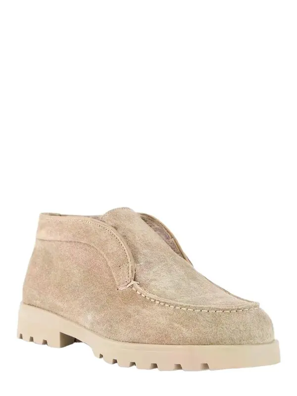 Santoni Suede Desert Boots - Neutrals