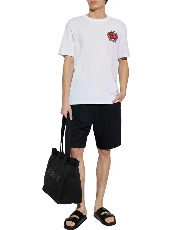 ALLSAINTS Helix Drawstring Jersey Shorts - Black