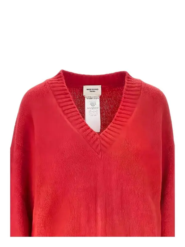 Max Mara Knitted Pullover - Red