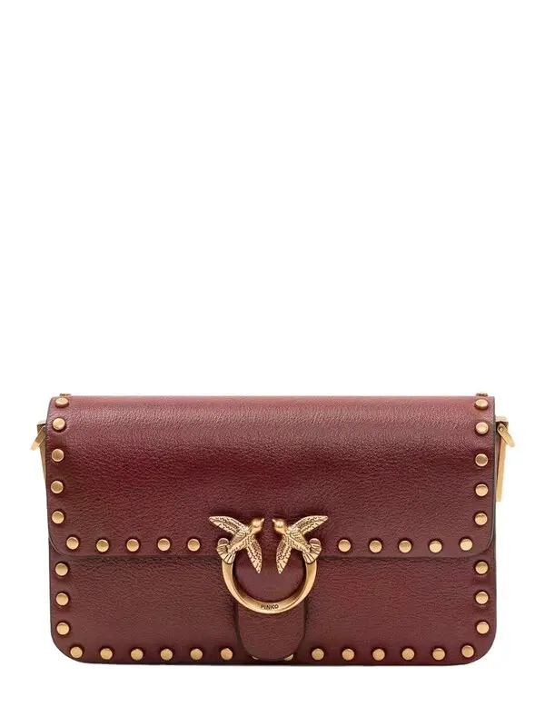 Pinko Baby Love One Slouchy Shoulder Bag - Red