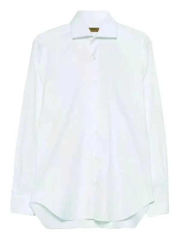 BARBA NAPOLI Point-collar Shirt - White
