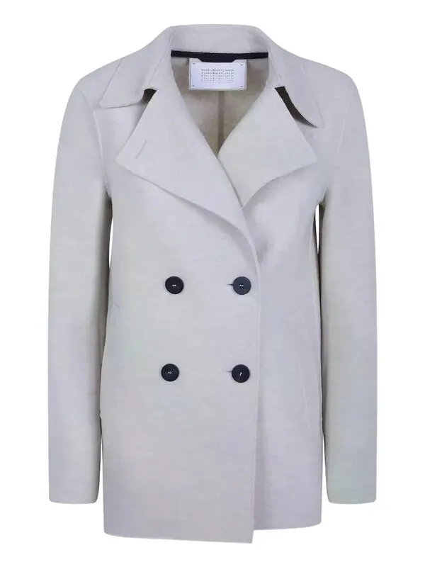 Harris Wharf London Double-breasted Notched-lapel Jacket - Neutrals